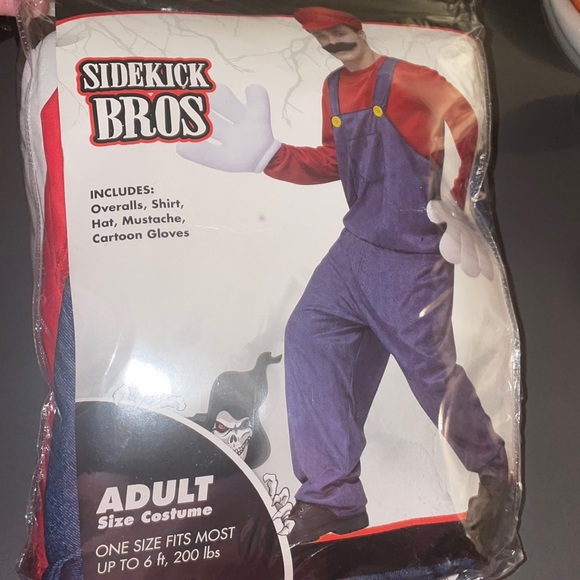 Spirit | Other | Spirit Sidekick Bros Mario Mens Halloween Costume Osfa ...
